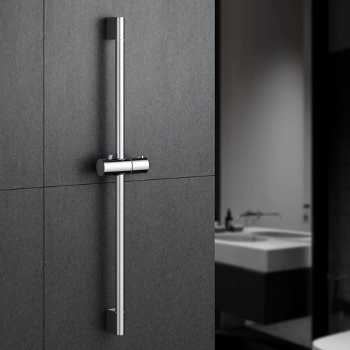 Asta Doccia Saliscendi Acciaio Inox 70Cm,Sistema Doccia Con Asta Doccia ...