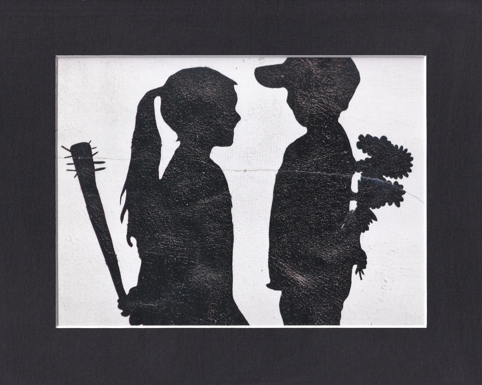 8X10 Matted Print Graffiti Art Picture, Banksy: Evil Children | eBay UK