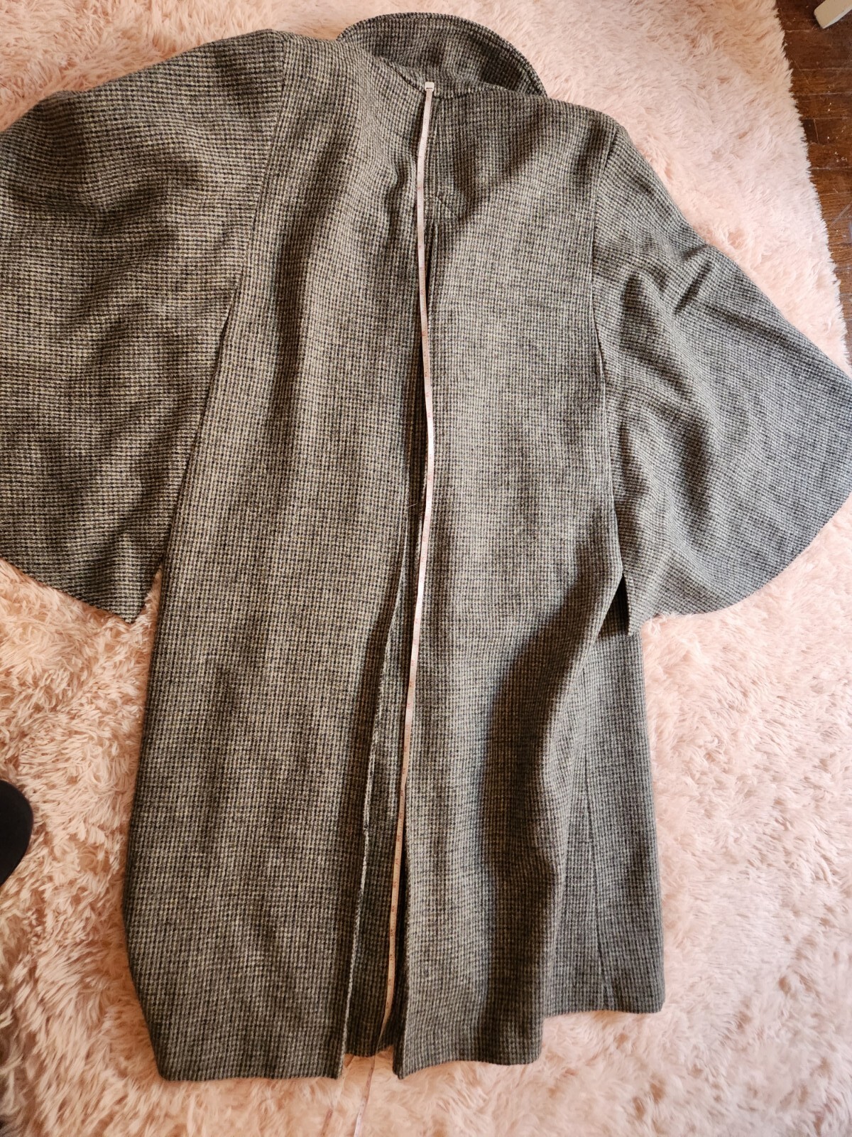 VINTAGE INVERTERE NEWTON ABBOT TWEED INVERNESS CAPE C… - Gem