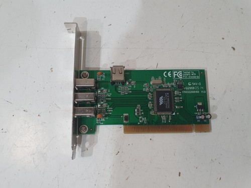 VIA VT6306 PCI Controller Card Adapter IEEE-1394a 3+1 Firewire Port ...