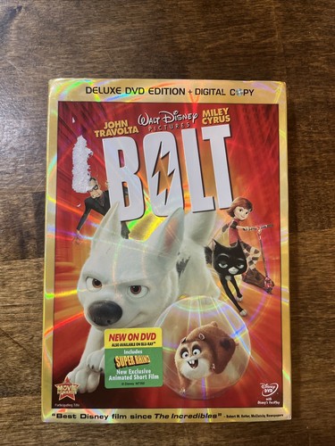 Bolt • John Travolta Miley Cyrus • Disney Two-Disc Deluxe DVD Edition ...