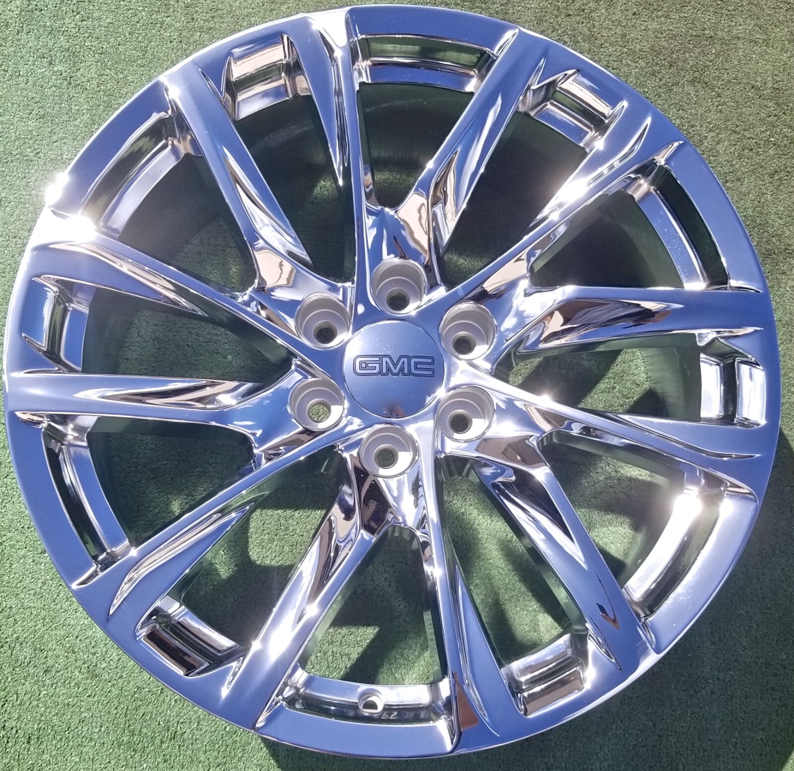 Set Chrome 22 Wheels Cadillac Escalade Yukon Tahoe OEM Factory GM Spec ...