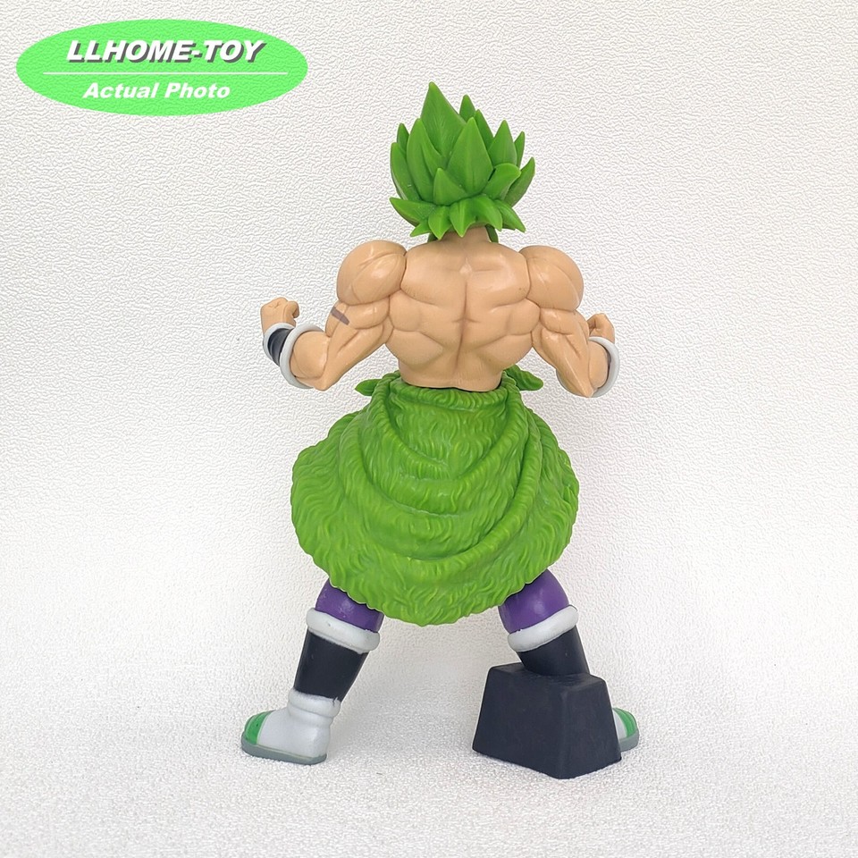 Anime Dragon Ball Z Super Saiyan Broly Broli Angry Green Figure Statue ...