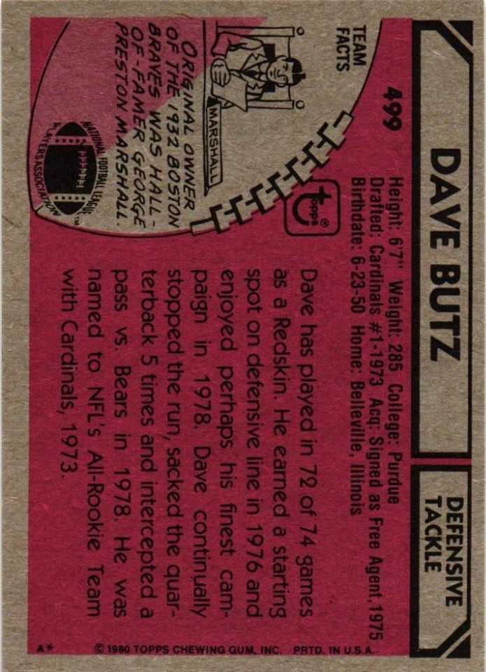 DAVE BUTZ CARD # 499 FREE SHIPPING B11R3S4P5 | eBay