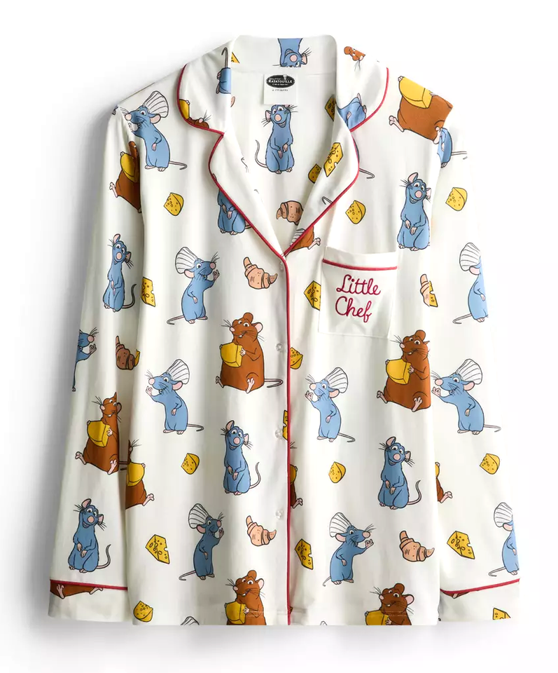 Ladies RATATOUILLE Boyfriend Pyjamas Women 6 to 24 Long PJs Nightwear ...