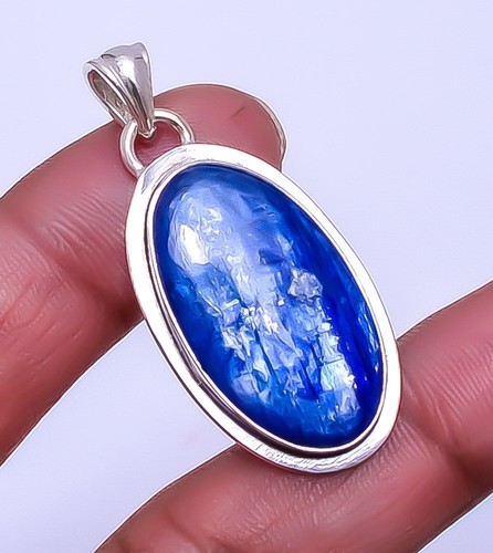 Kyanite - Nepal 925 Sterling Silver Pendant 1.64" P_9359_141_2 Gift for her | eBay