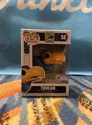 SDCC 2023 Funko Exclusive Flying Toucan Official Con Sticker | eBay