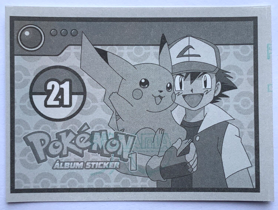 POKEMON KANTO LEAGUE Sticker EB #021 PIKACHU & CHARMANDER 2023 PERU ...