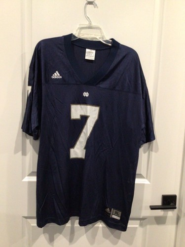 euc Adidis mens XL navy blue jersey Number 7 on it short sleeve v neck ...