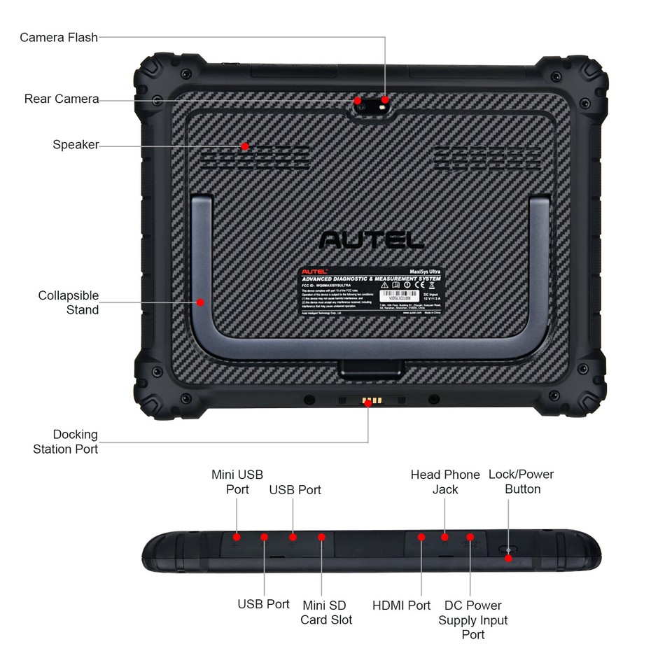 Autel MaxiSys Ultra 2024 MSULTRA 5 IN 1 VCMI pr~gramming Auto Diagnostic Scanner | eBay