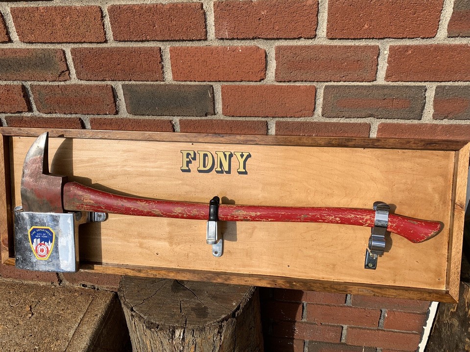 FDNY Fire Axe Mann Tool Lewistown PA Fire Truck Mounts Memorabilia | eBay
