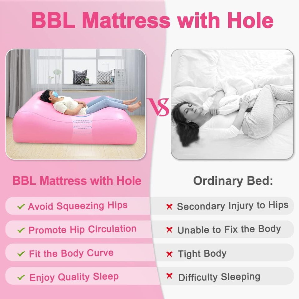 BBL Mattress Bed with Hole after Surgery for Sleeping Brazilian Butt ...