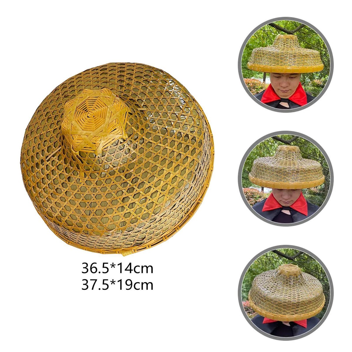 Rice Paddy Hat Portrait Of A Woman Working In The Rice Fields Of