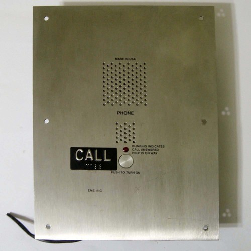 ELEVATOR - CALL PANEL - Emergency Help Button - Made In USA - EMS Inc ...