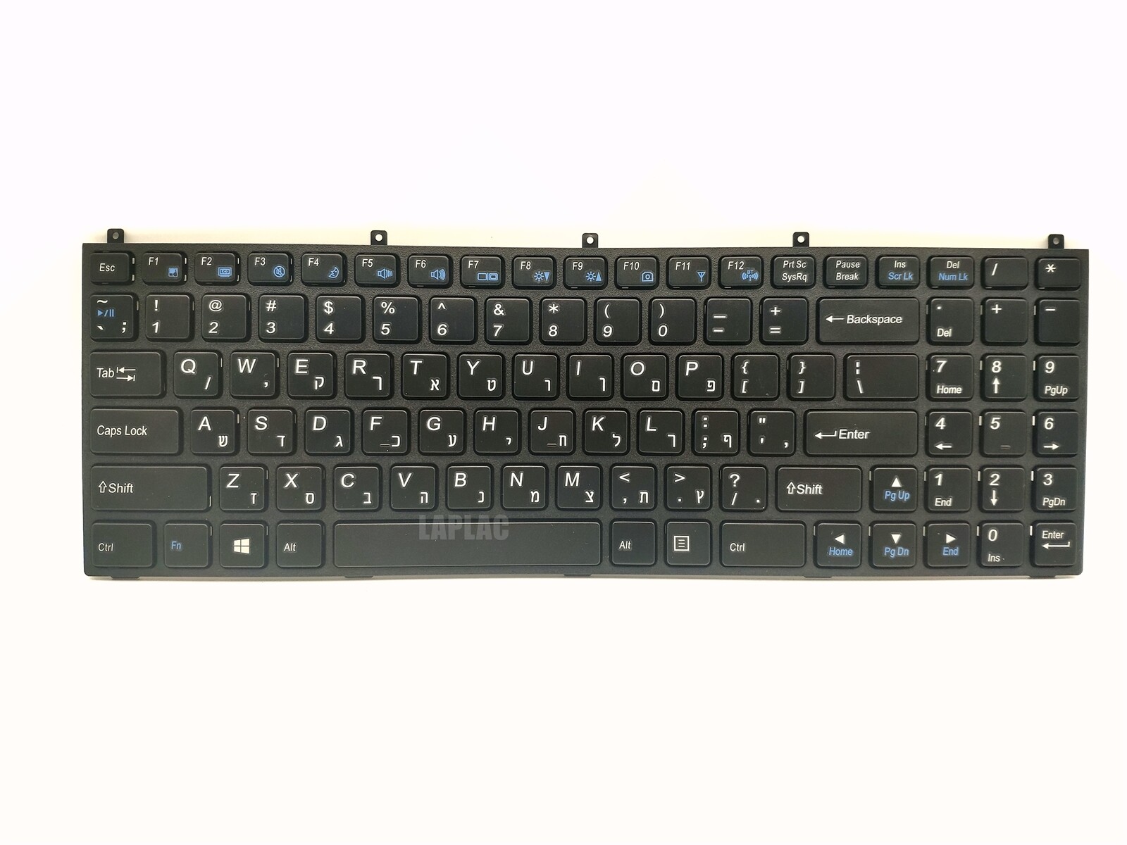Israel Hebrew keyboard for Clevo P150HM W150HR P170HM P180HM X7200 ...