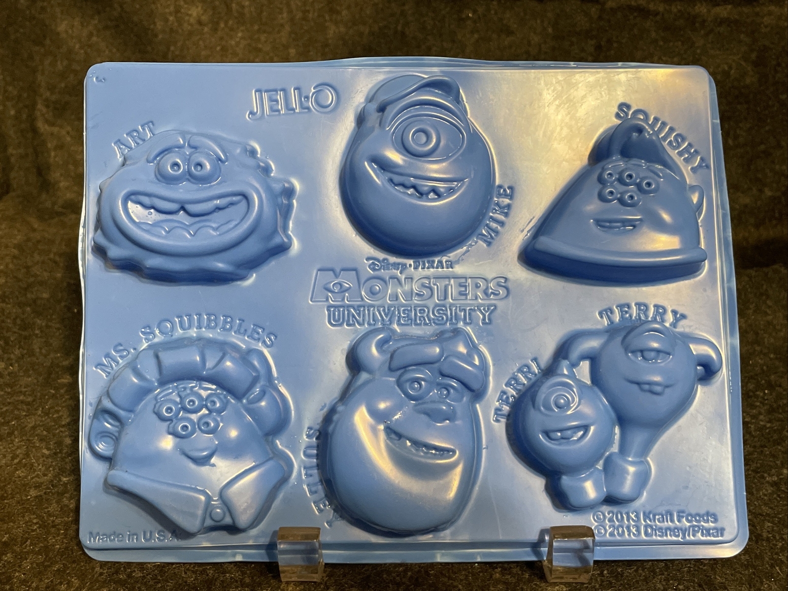 Disney Monsters Inc. University JELL-O Jiggler Mold, 6 Shapes, Mike ...