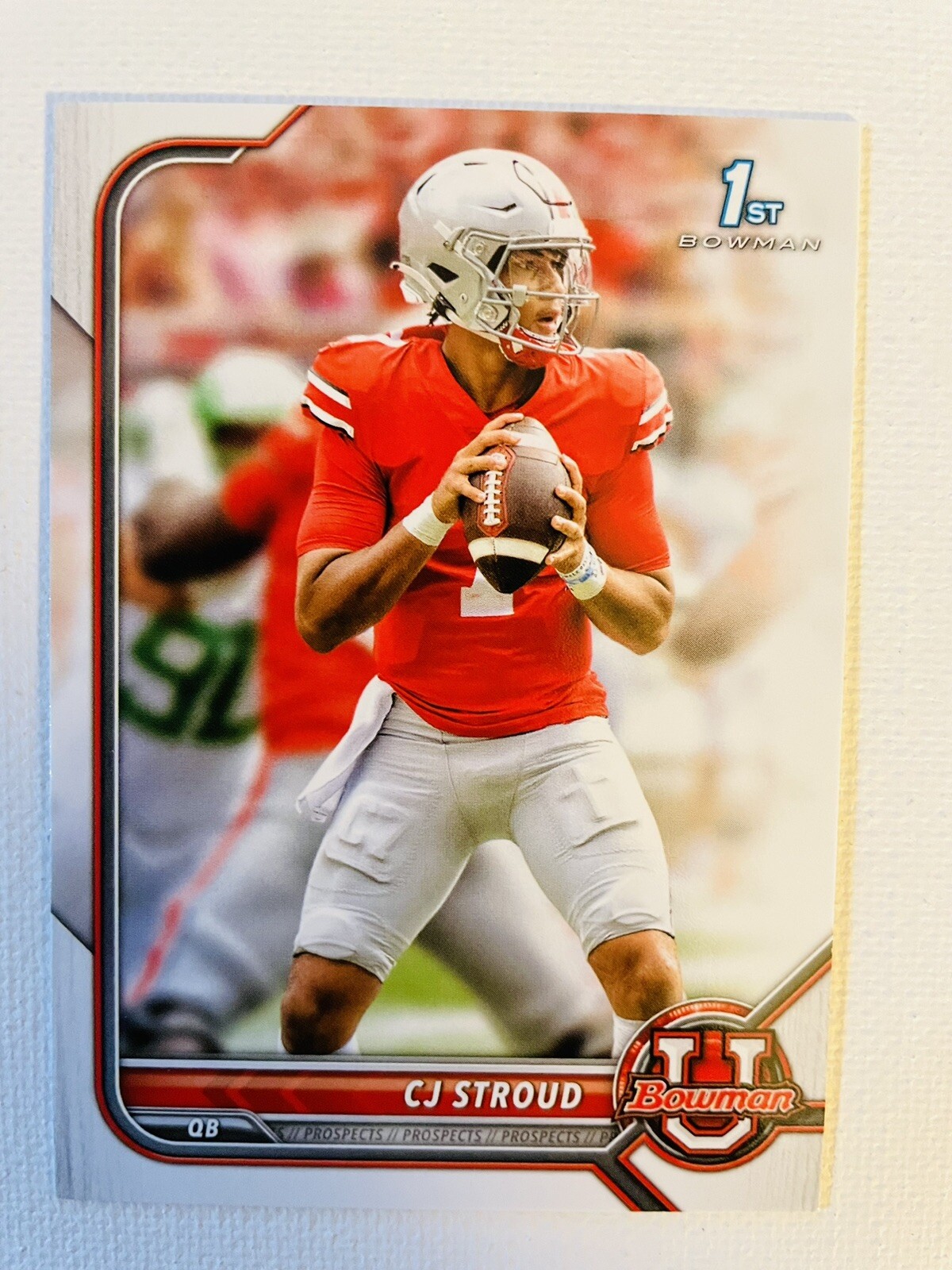 2021-22 Bowman University CJ Stroud #3 Base 1st Bowman paper ...