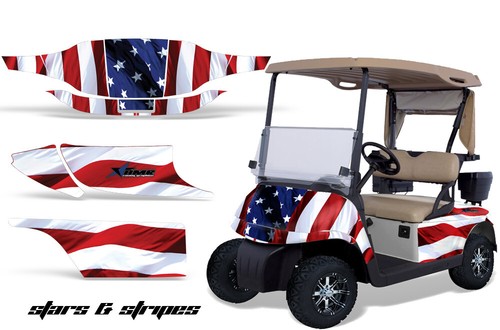 Golf Cart Graphics Decals Stickers for E-Z-GO TXT 1994-2013 Stars ...
