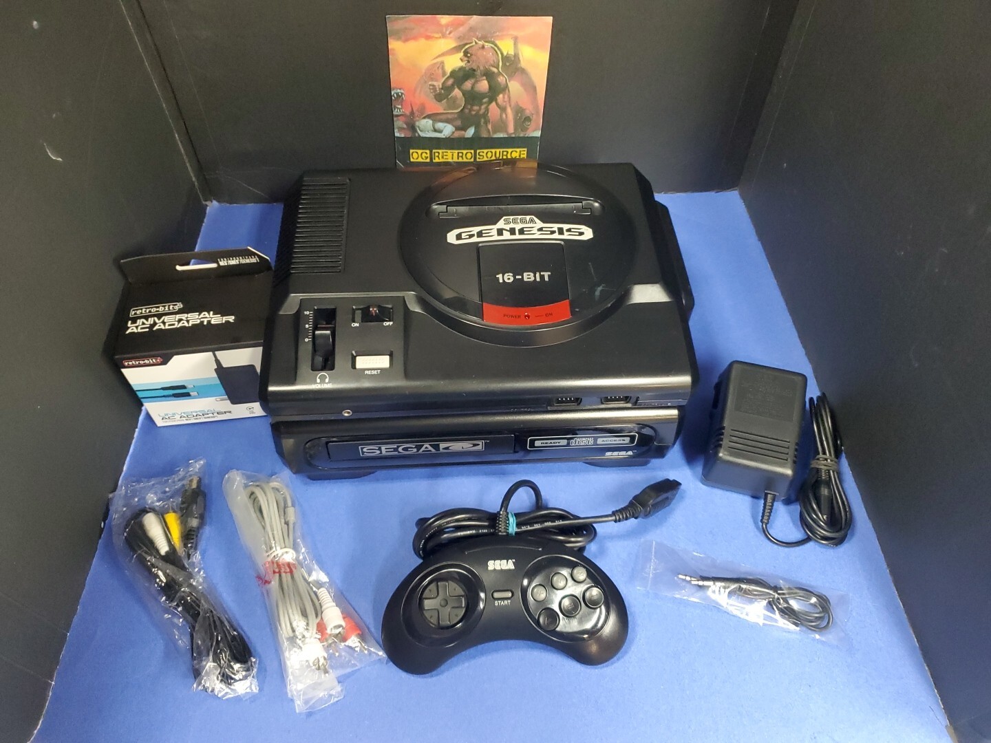 Sega CD Model 1 MK-1690 Console & Sega Genesis Mk-1601 SET W/Bios CPLT Restored! | eBay