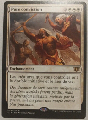 Pure conviction / True Conviction FRENCH Lightly Played Commander 2014 ...