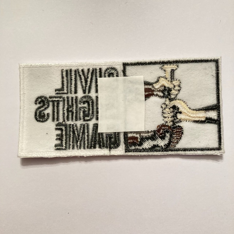 MLB CIVIL RIGHTS GAME Official Iron-On Jersey Sleeve Logo Patch *SCARCE ...