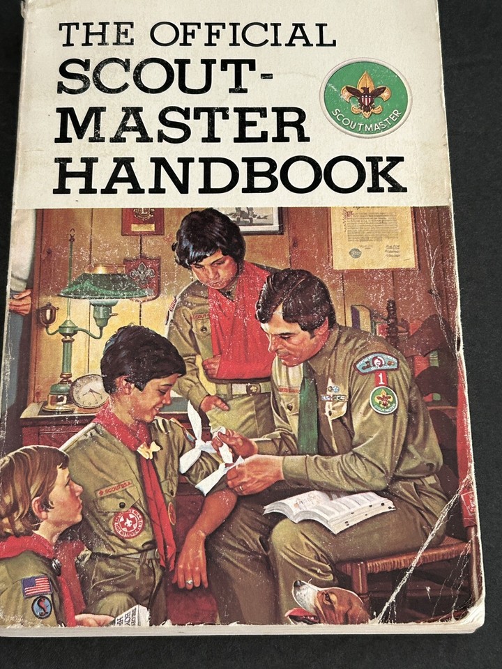 Vintage 1981 The Official Scout Master Handbook Paperback BSA Boy ...