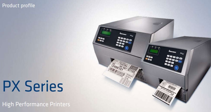 Intermec (Honeywell) PX4i Industrial Thermal Label/Barcode Printer w ...