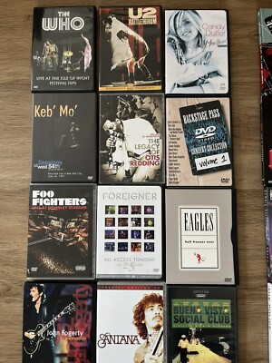 Lot of 24 Rock Concert DVDs (see Description For List) | eBay