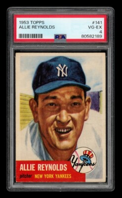 1953 Topps Set-Break #141 Allie Reynolds PSA 4 VG-EX | eBay