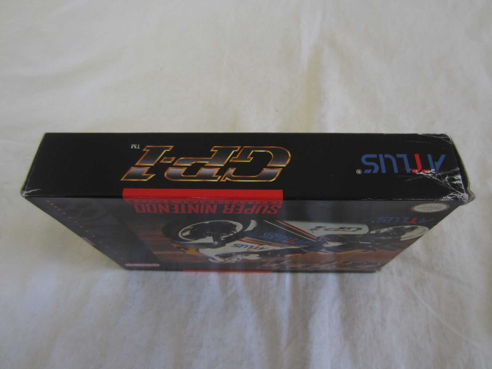 GP-1 (SNES) Super Nintendo CIB Complete + Poster 1993 GP1 Atlus RARE #2 ...