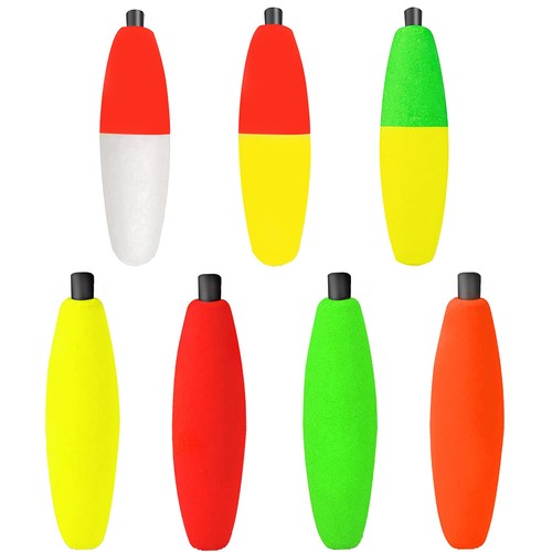 10/30pcs Fishing Peg Float Foam Cigar Slip Bobbers Catfish Fishing ...