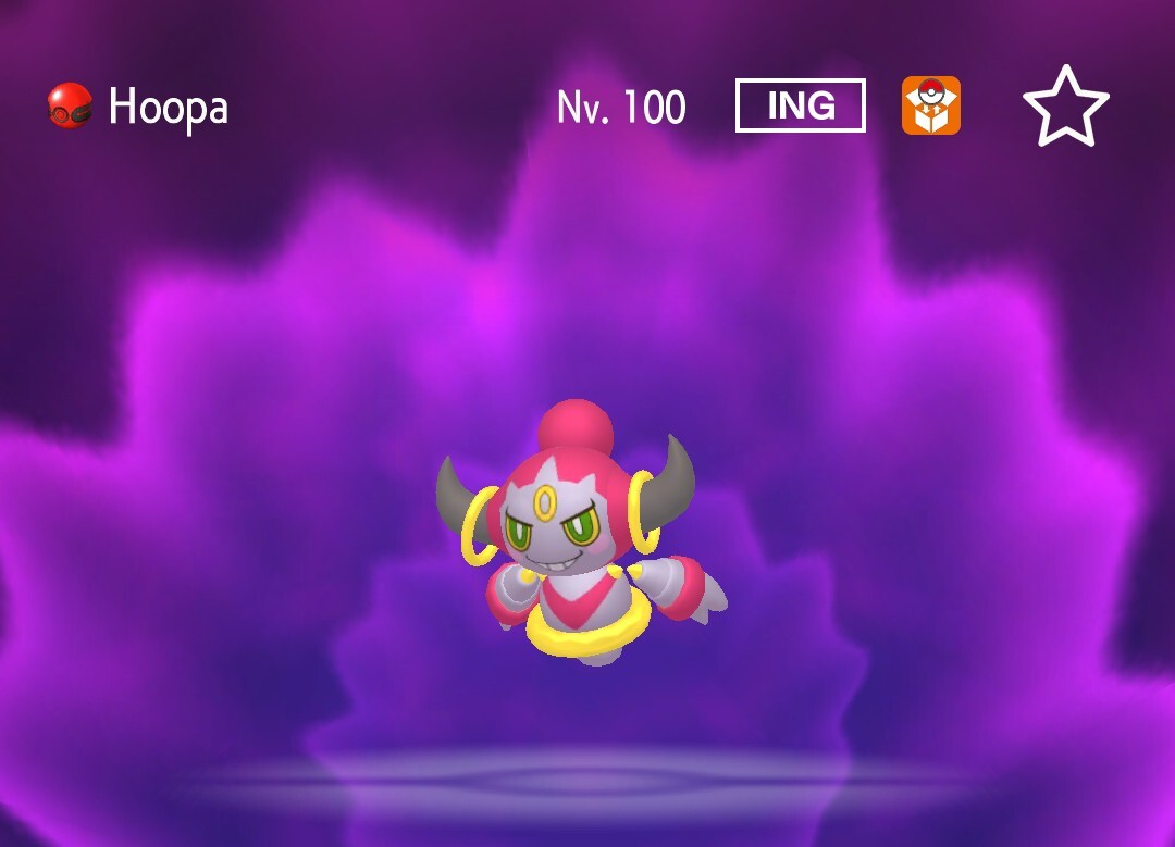 Hoopa Event Pokemon Scarlet Purple | eBay