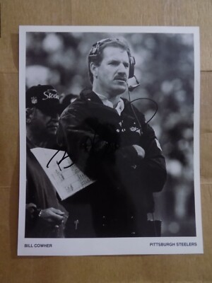 Bill Cowher Pittsburgh Steelers Head Coach Facsimile Autographed Photo ...