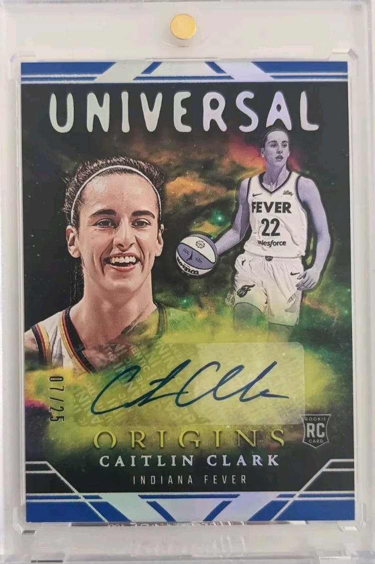 CAITLIN CLARK 2024 Panini Origins WNBA Universal AUTO RC # /25 ...