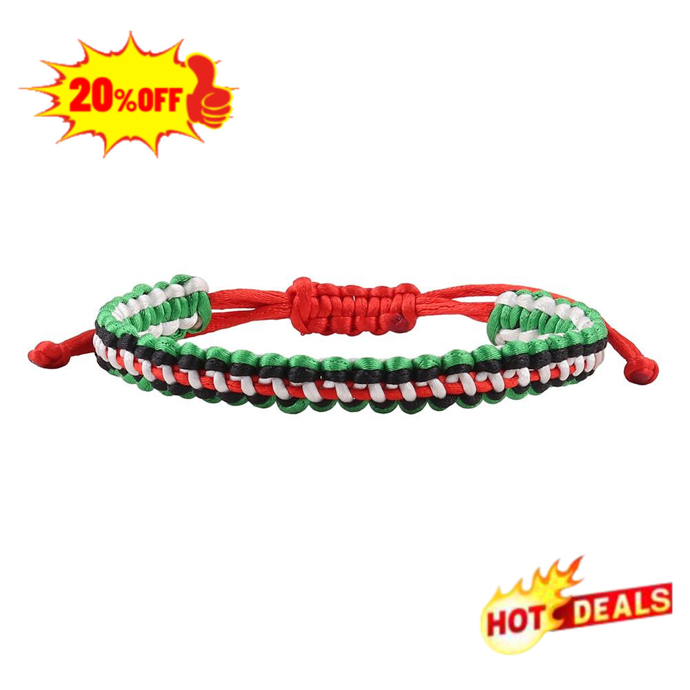 Free Palestine Braided Palestinian Flag PLO Gaza Bracelet NEW | eBay