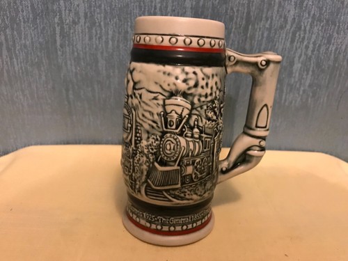 AVON Mini Stein Mug Tankard Train Locomotive 1985 Union Pacific ...