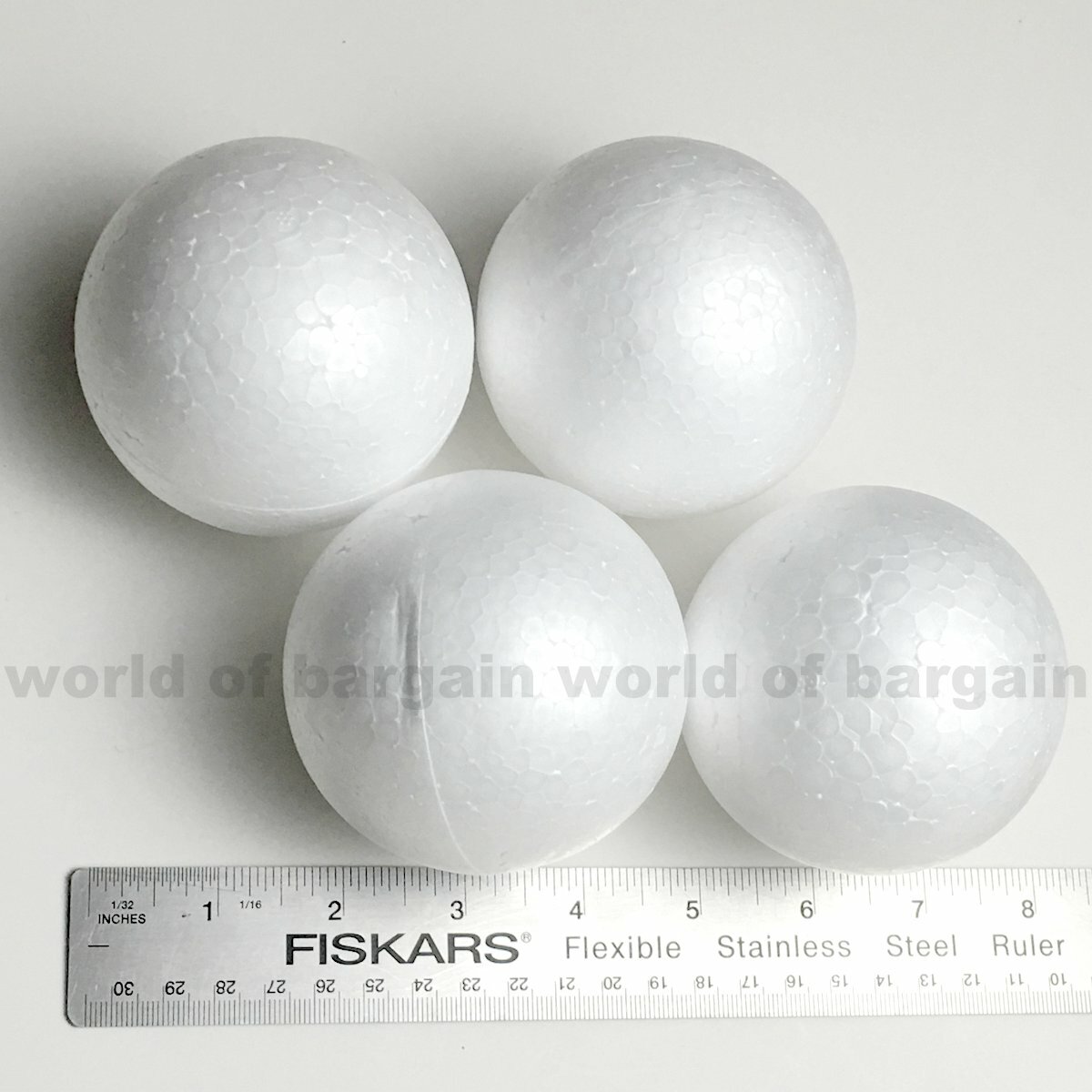 3" in Foam Balls Round White Styro Polystyrene Forms Sphere Art Craft ...
