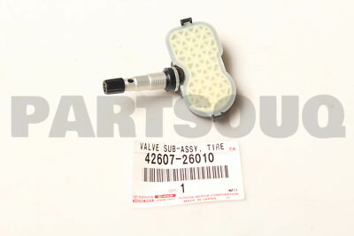 4260726010 Genuine Toyota VALVE SUB-ASSY TIRE 42607-26010 | eBay