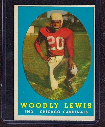 1958 Topps Football #82 Woodley Lewis, Chicago Cardinals, NM! | eBay