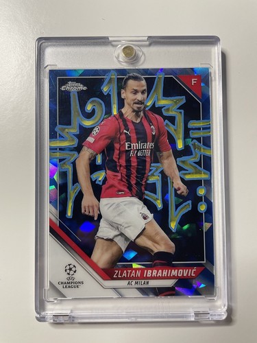 2022 Topps Chrome Zlatan Ibrahimovic Custom By Ian Mckesson 1/1 Art ...
