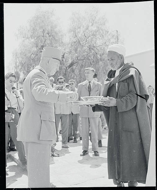 Gesture of Friendship. Oued Zem, Morocco: Gen. Pierre Boyer De - 1955 ...