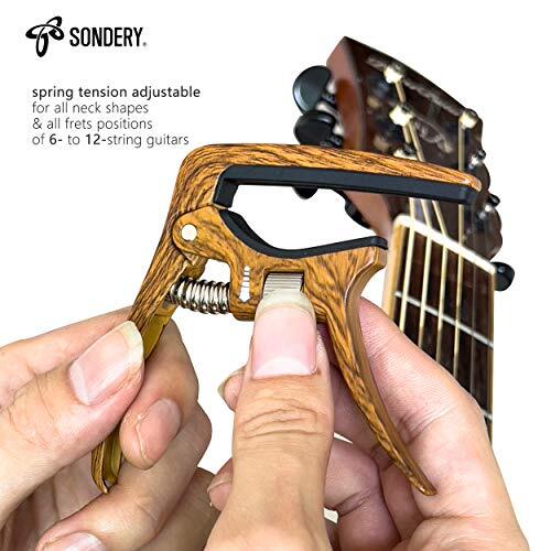 Guitar Capo Trigger Tension Adjustable Professional for 6 Strings ...