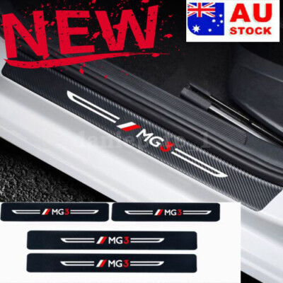 4X AUS For MG 3 Car Door Plate Sill Scuff Anti Scratch Decal Sticker ...