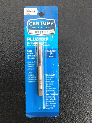 CENTURY 95105 5/16" - 18 NC SAE HIGH CARBON ALLOY PLUG TAP | eBay