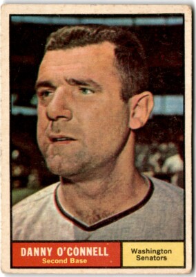 1961 Topps #318 Danny O'Connell | eBay