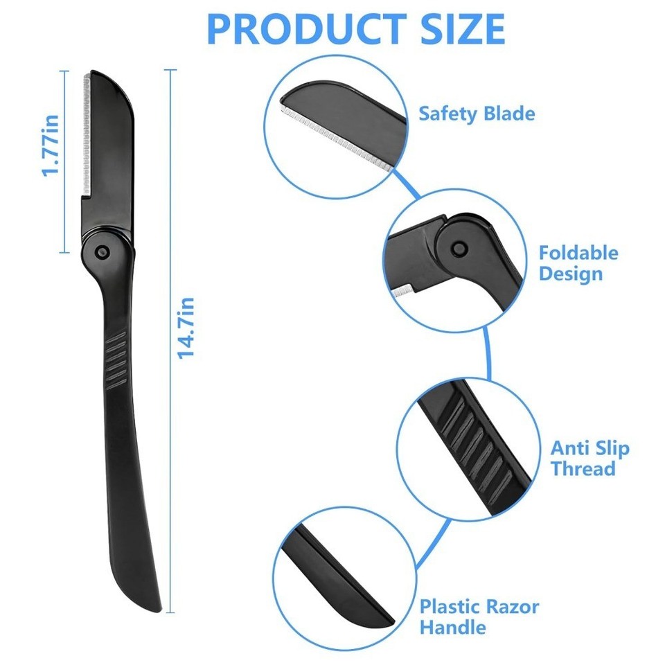 4 Pcs Dermaplane Razor for Women and Men Face Shaver - Professional ...