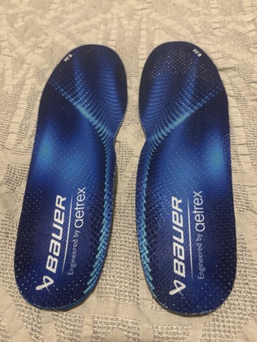Bauer Aetrex Orthotic Hockey Skate Insoles Senior Size 11 - 11.5 Fit B ...