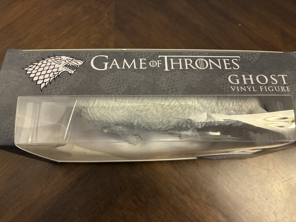 Game Of Thrones GHOST Vinyl Figure HBO Official Licensed Snow Wolf ...