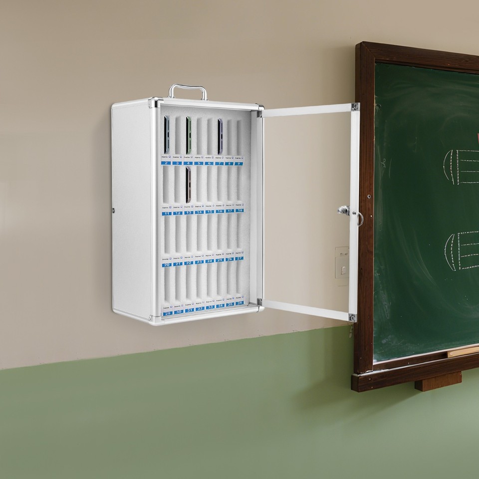 36 Slots Cell Phone Storage Station Locker Cell Phones Cabinet Box ...