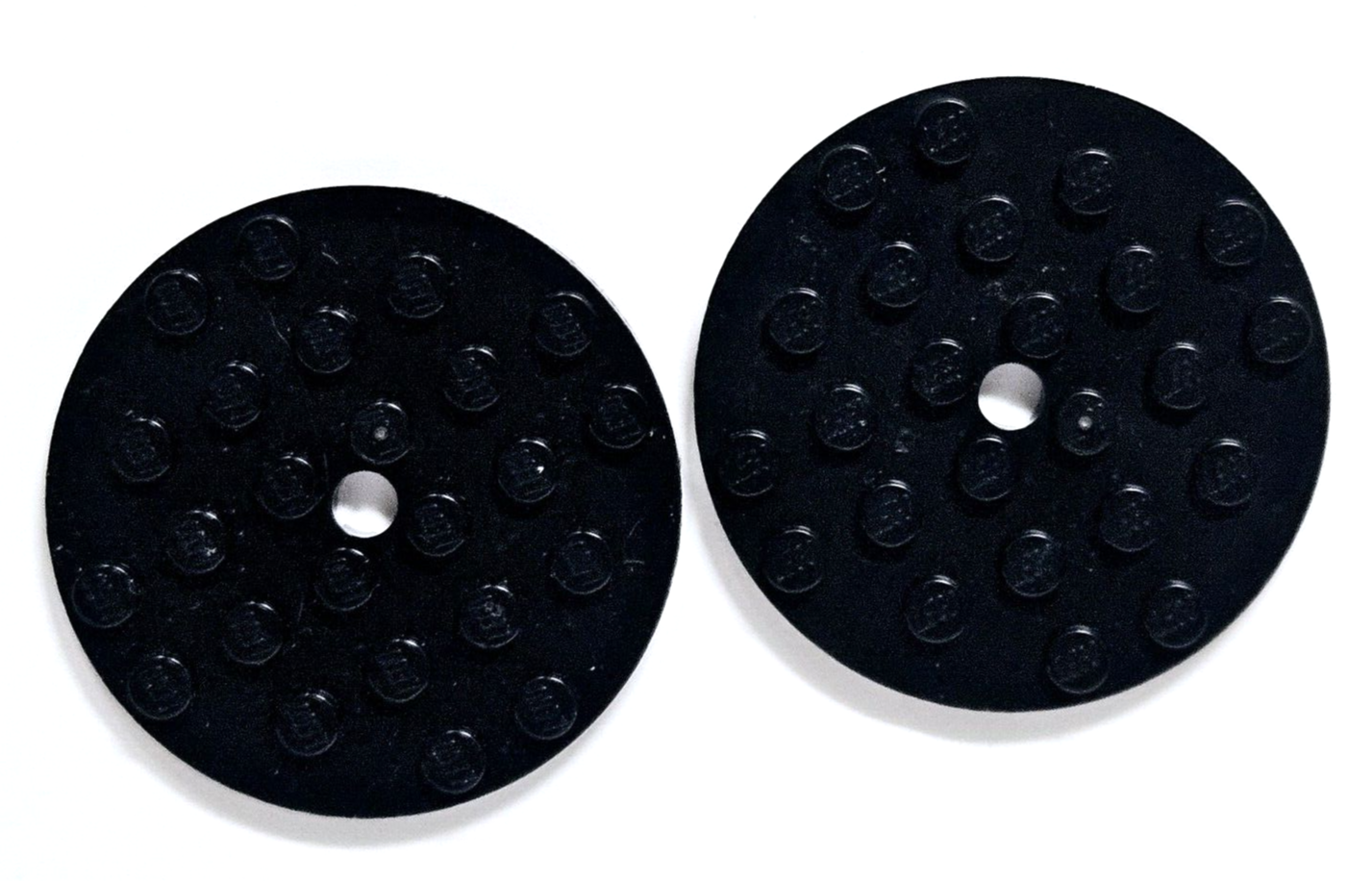 Lego Plate Round 6x6 w/ Hole Part 11213 Black x2 | eBay